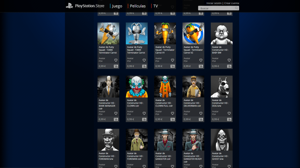 Llegan los avatares exclusivos de PlayStation 4