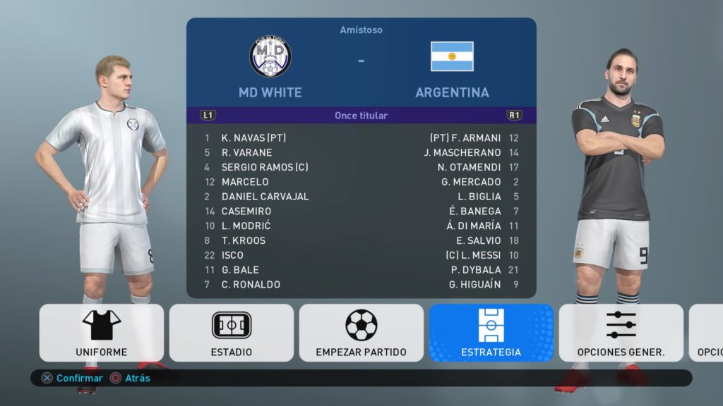 Análisis PES 2019