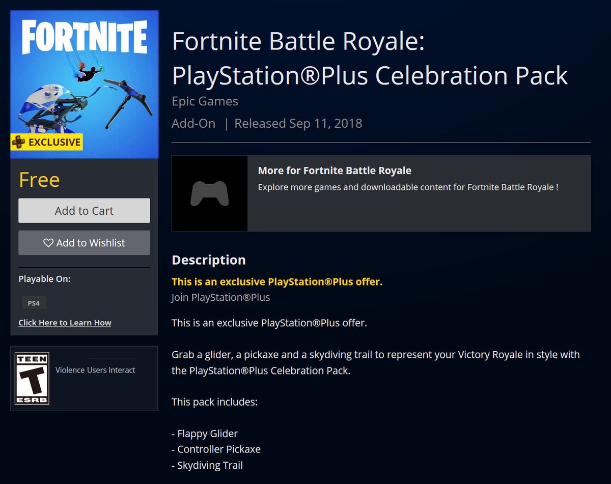 El Nuevo Pack Exclusivo De Fortnite Para Playstation Plus Ya Está