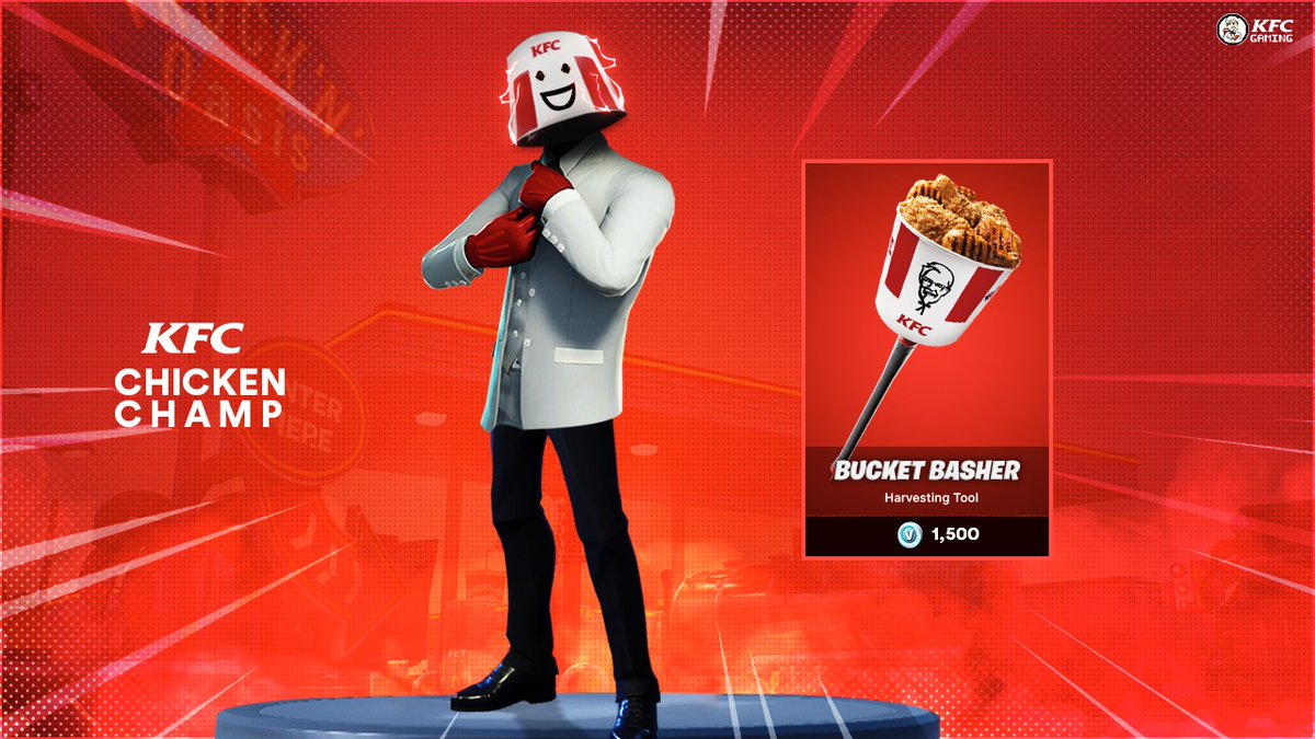 KFC presenta cómo podría ser su skin en Fortnite