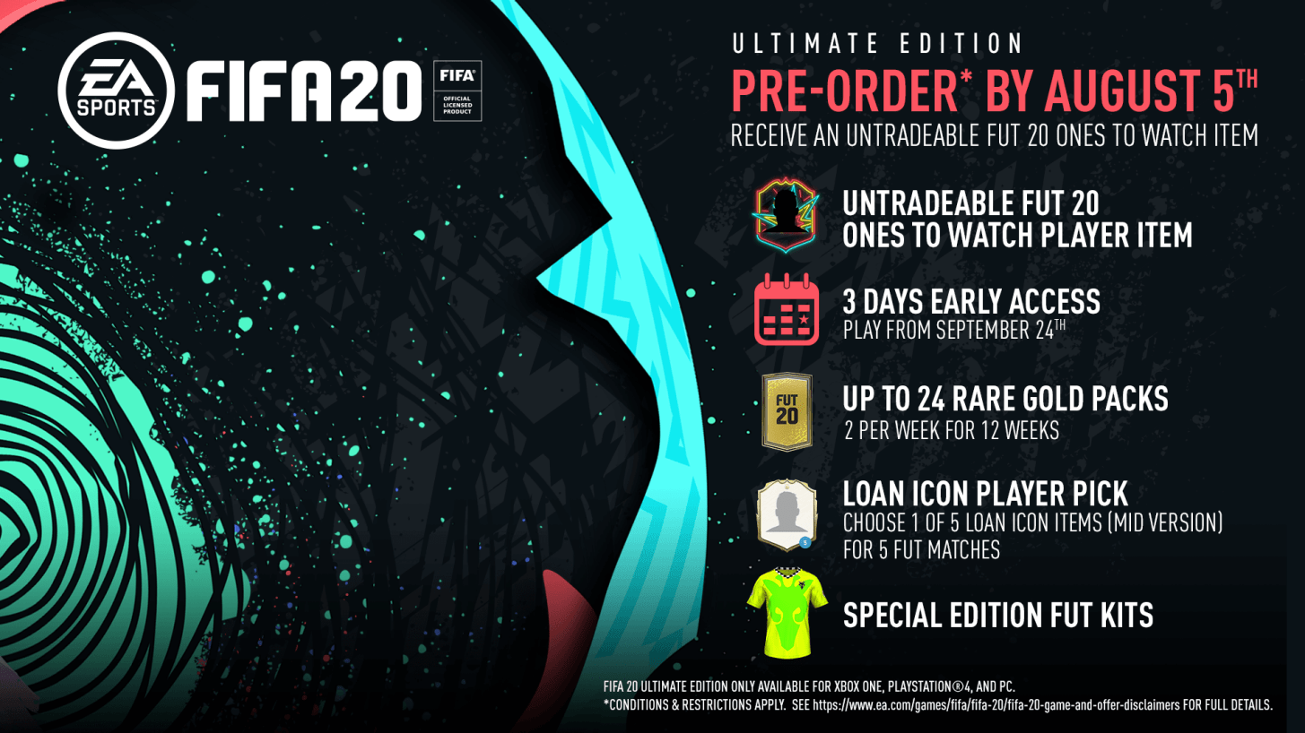 FIFA 20 presenta sus tres ediciones y abre las reservas
