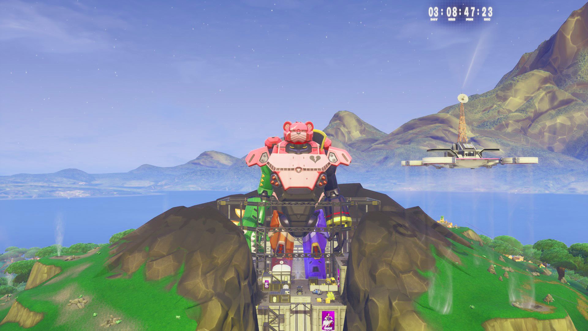 El gran robot de Fortnite ya está terminado y listo para el evento ...