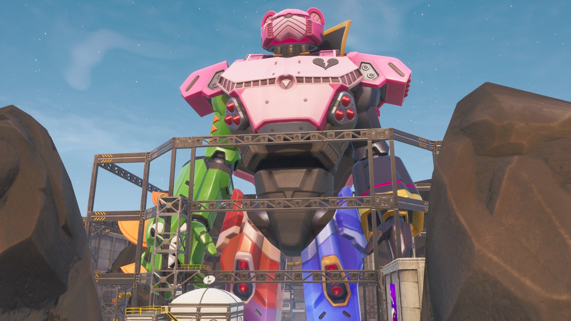 El gran robot de Fortnite ya está terminado y listo para el evento ...