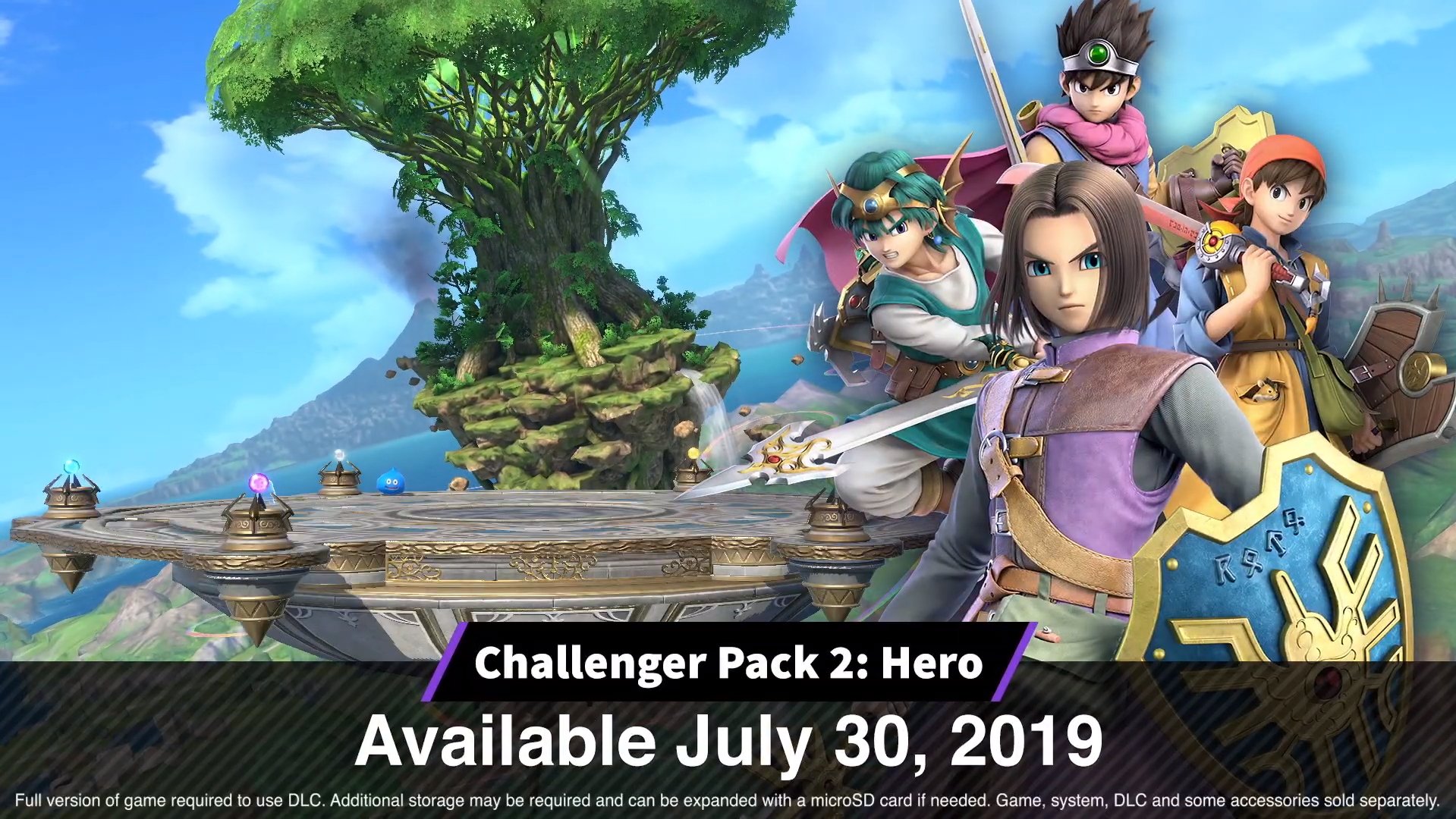 El Héroe de Dragon Quest llega hoy a Super Smash Bros. Ultimate