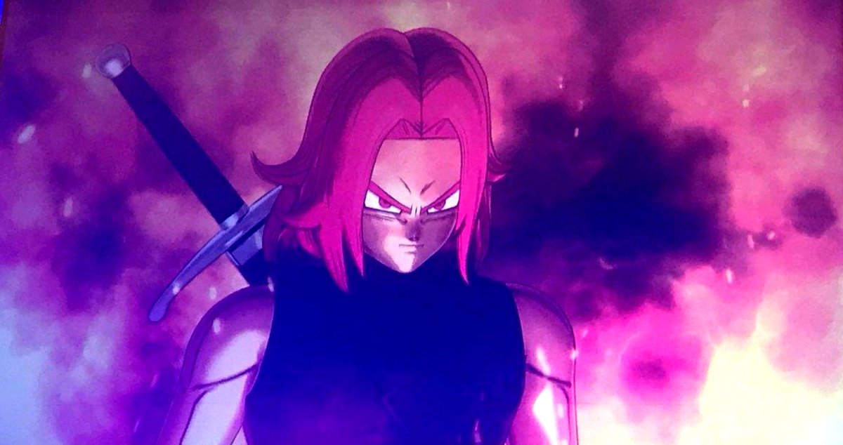 Trunks alcanza la transformación Super Saiyajin God en Dragon Ball Heroes