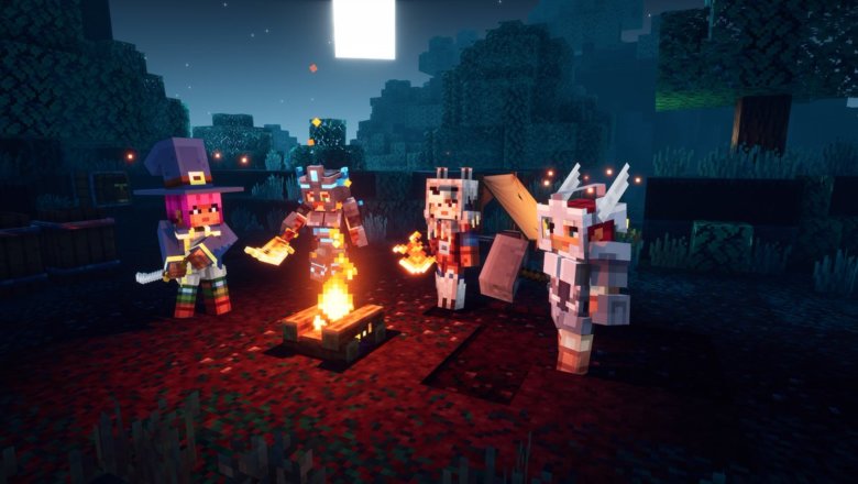 Minecraft Dungeons vuelve a lucirse en un extenso gameplay