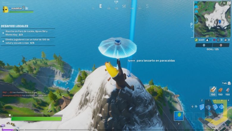 Fortnite: Aterriza en Faro de Lockie, Apres Ski y Monte Kay