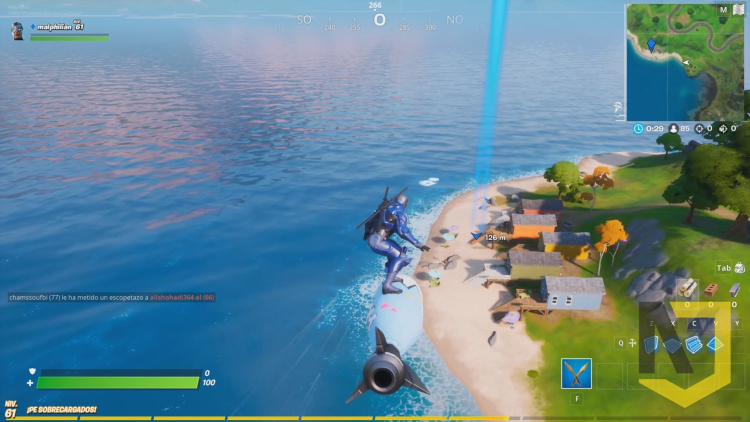 Fortnite: baila en Lago Canoa, Acampamiento Abadejo y Alquileres Arcoíris