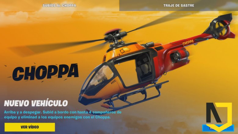 Fortnite recibe los helicópteros y te decimos dónde están en esta guía