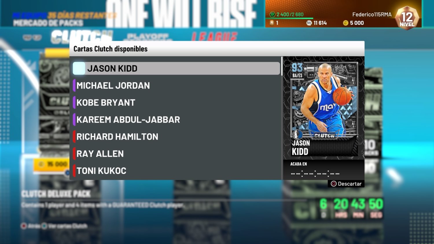 NBA 2K21 MyTeam: nueva colección Clutch, desafío semanal y desafíos de agendas