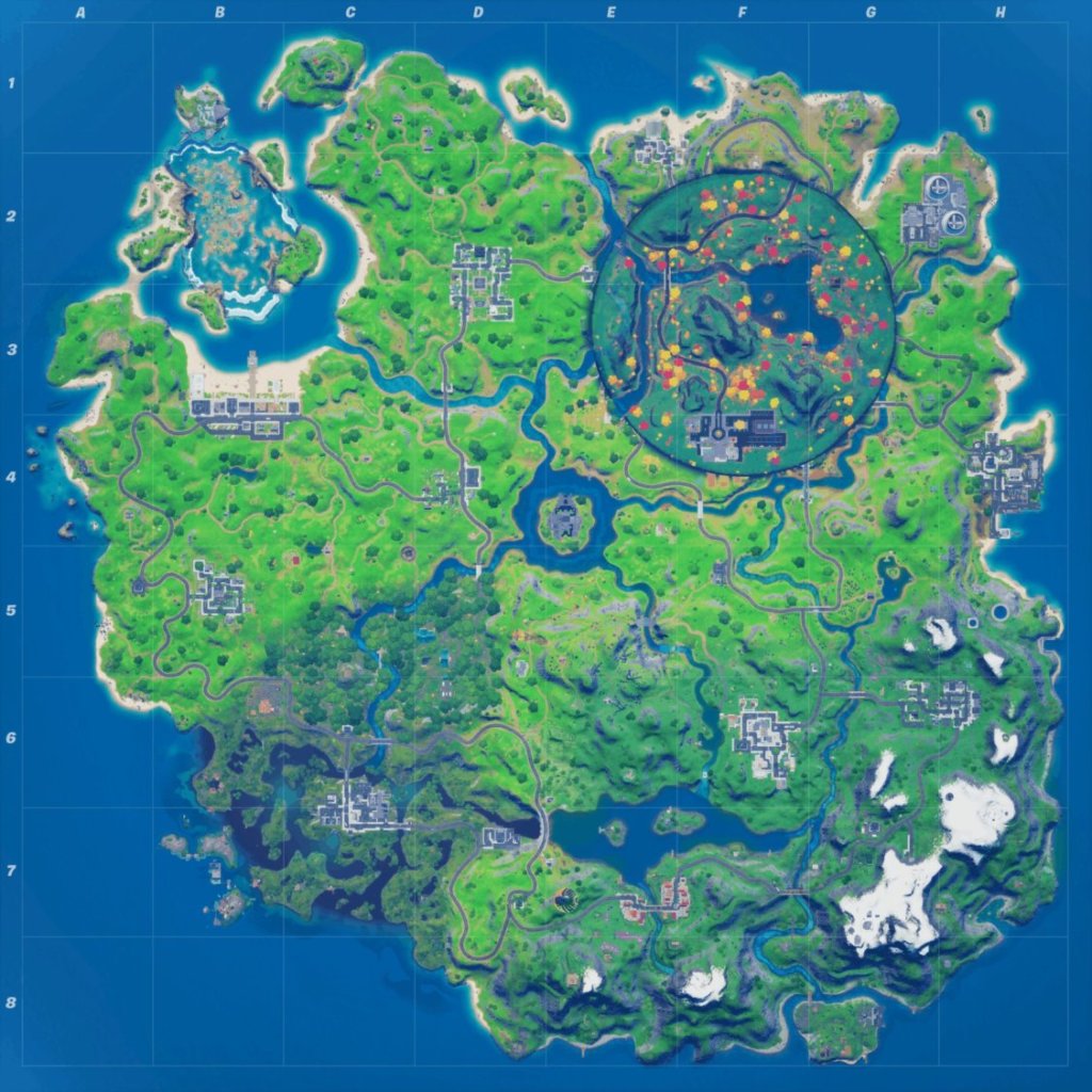 Fortnite: así es el nuevo mapa de la actualización 14.10