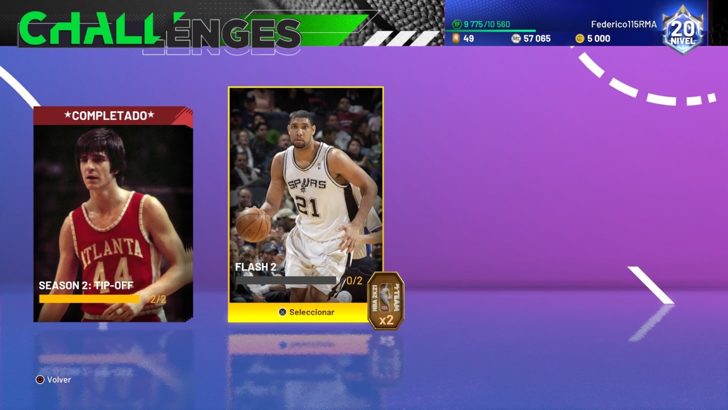 NBA 2K21 MyTeam: nueva colección Flash 2, desafío semanal y objetivos en Agendas de la Temporada