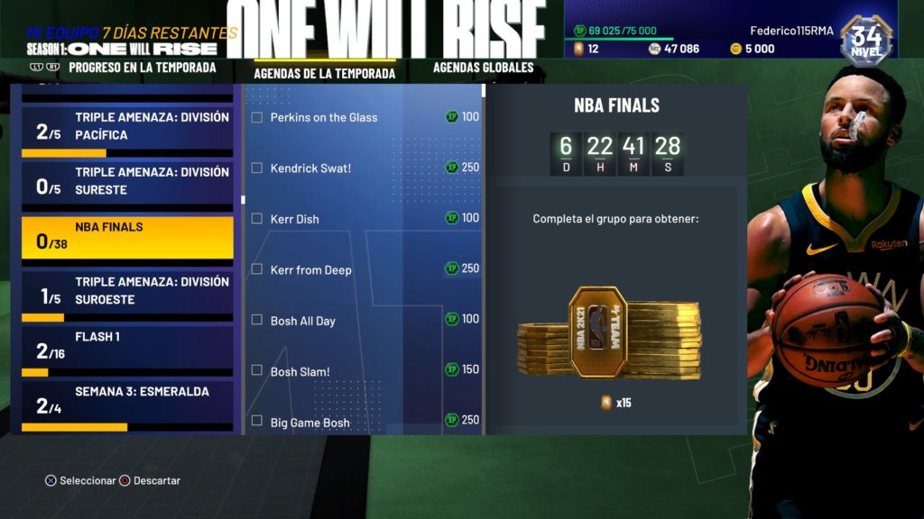 NBA 2K21 MyTeam: nueva colección NBA Finals, desafío semanal y objetivos en Agendas de la Temporada