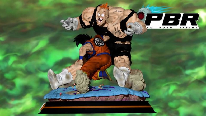 Dragon Ball Z: Así es la increíble figura de Goku contra Recoome