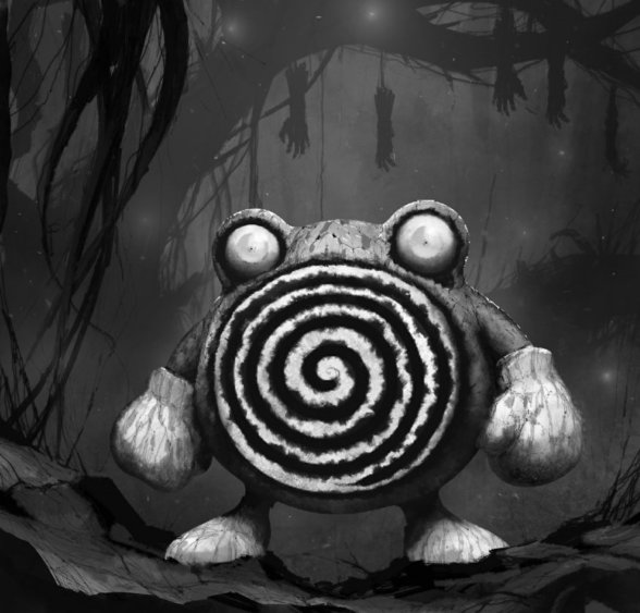 Pokémon se fusiona con el terror en estas espectaculares piezas de arte