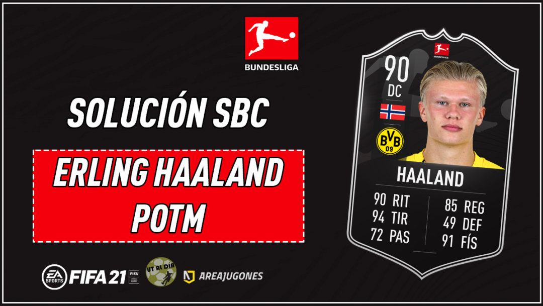 Fifa 21 Solución Al Sbc De Erling Haaland Potm De Noviembre De La