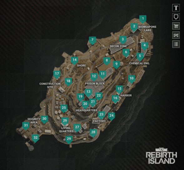 Call of Duty: Warzone; todas las localizaciones y su nivel de botín en ...