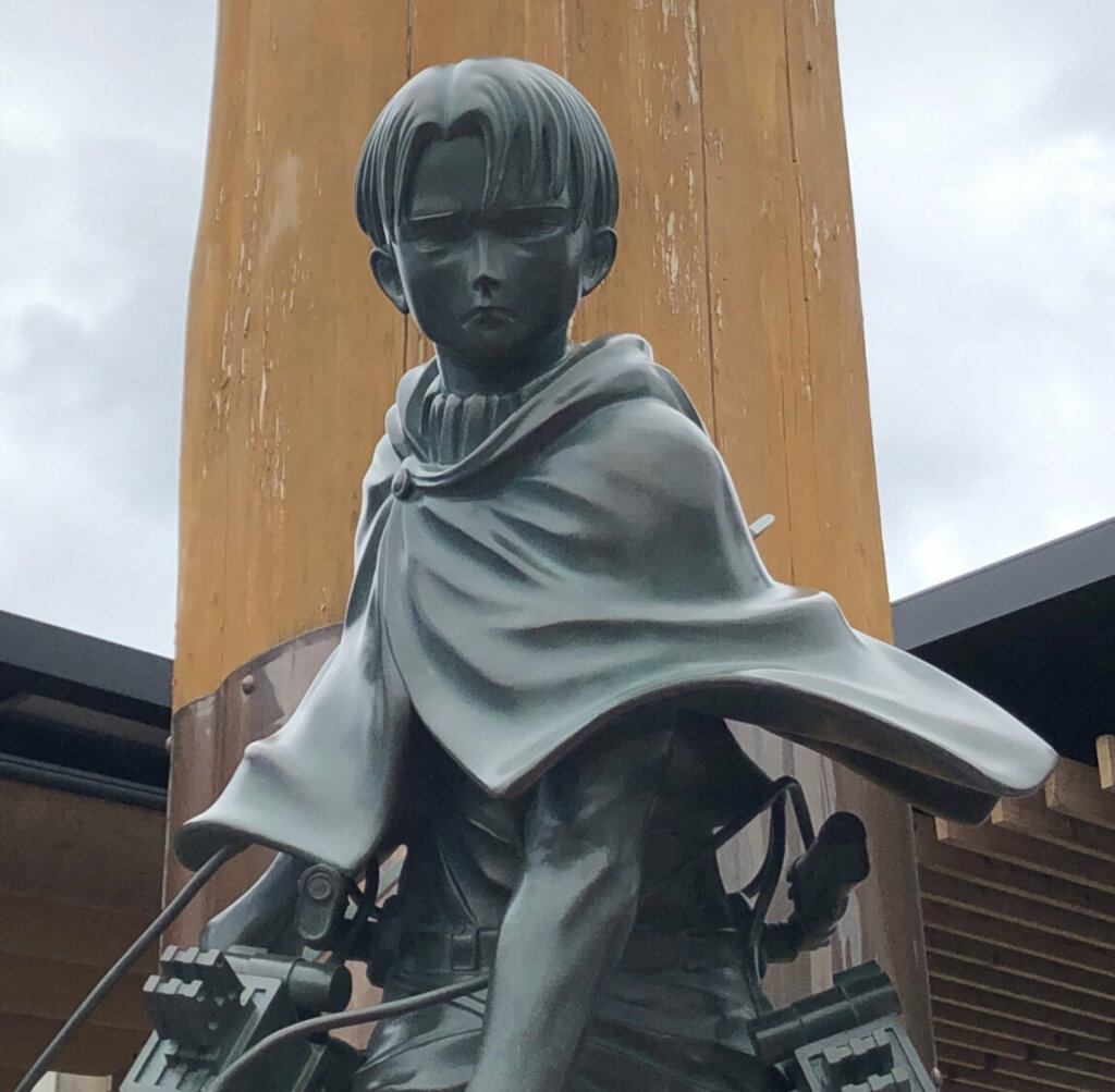 Shingeki no Kyojin: Revelan la estatua a tamaño real de Levi en la ...