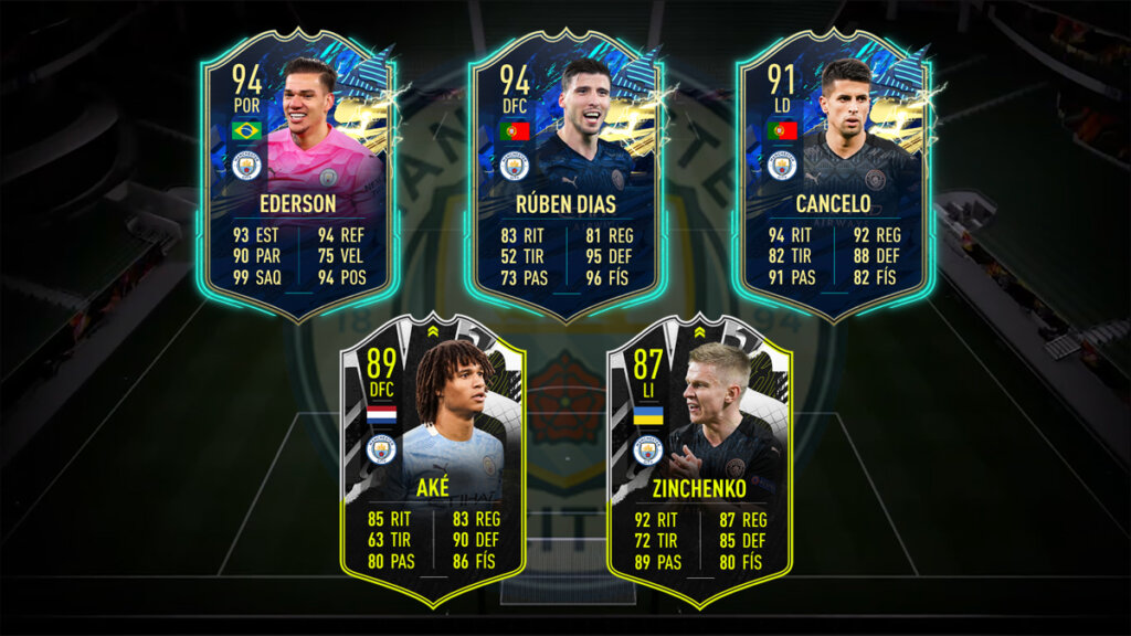 FIFA 21: la mejor plantilla del Manchester City en Ultimate Team