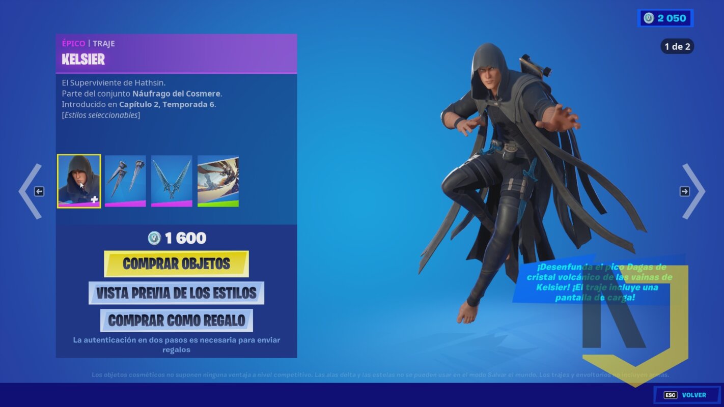 Fortnite recibe la nueva skin de Kelsier de Mistborn; estos son su ...