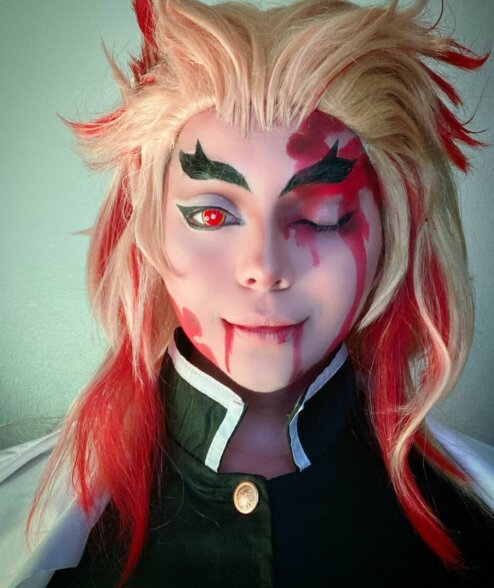 Rengoku (Kimetsu no Yaiba) arde en este magnífico cosplay