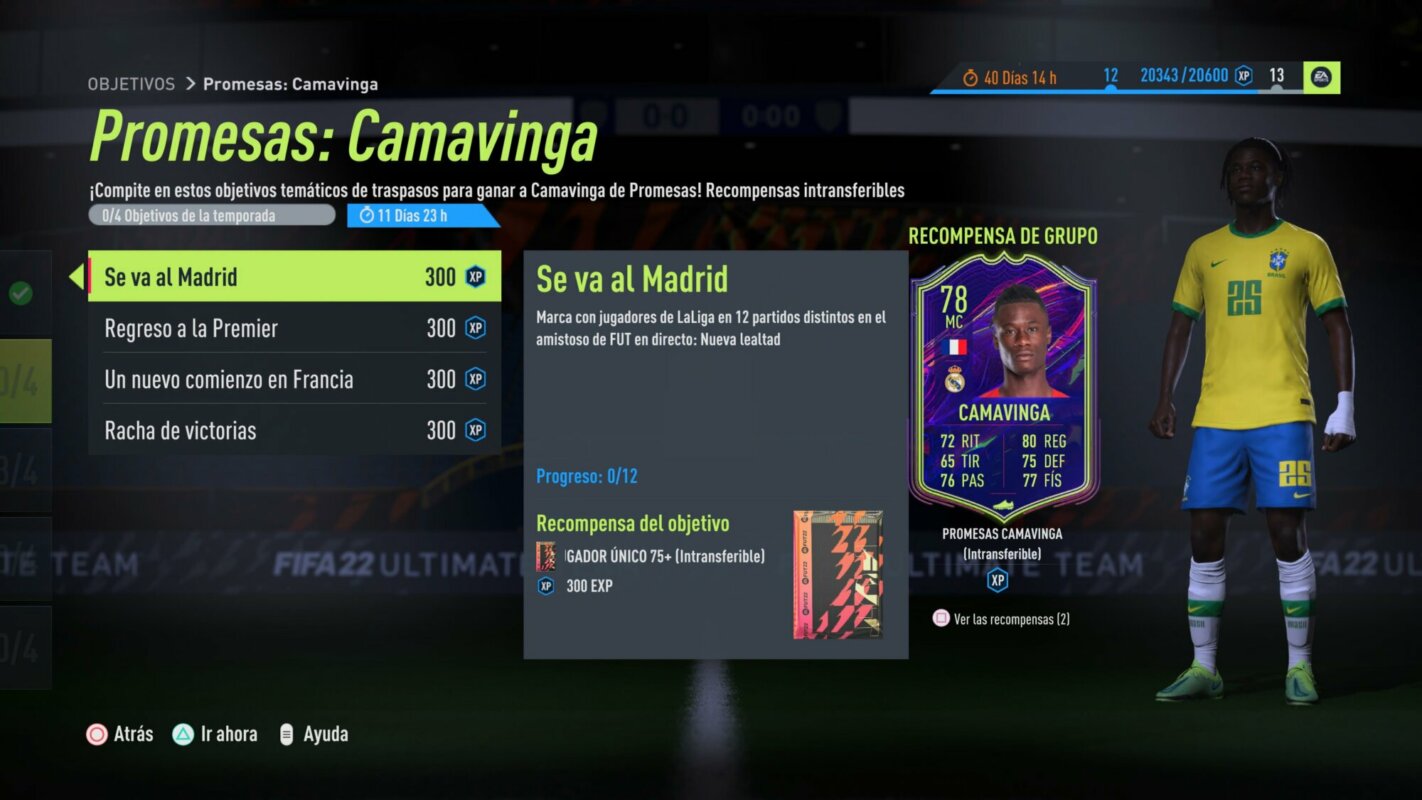 FIFA 22: primer equipo OTW ya disponible + Eduardo Camavinga gratuito ...