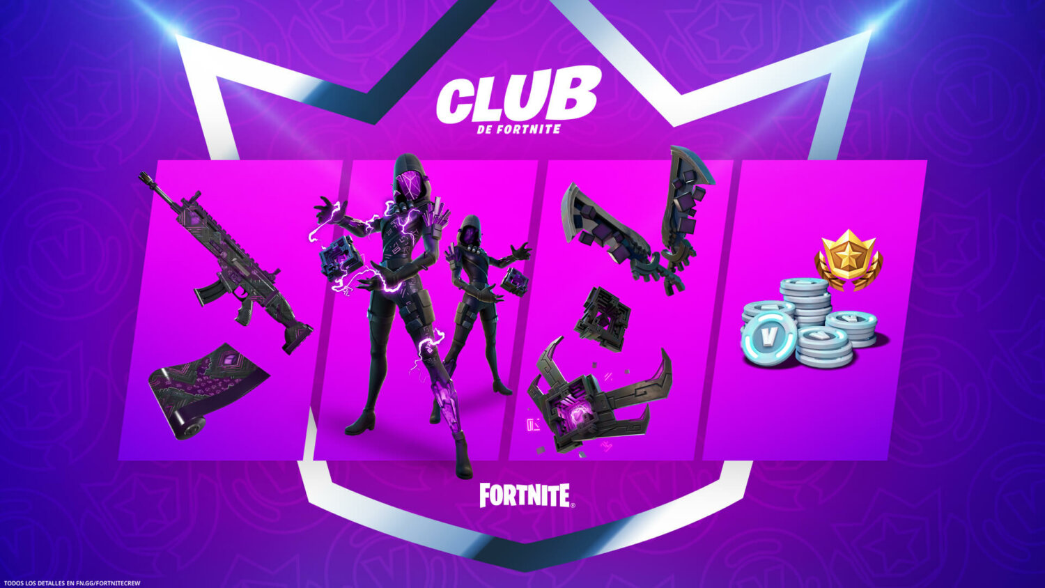 Club de Fortnite revela la nueva skin y recompensas del mes de ...