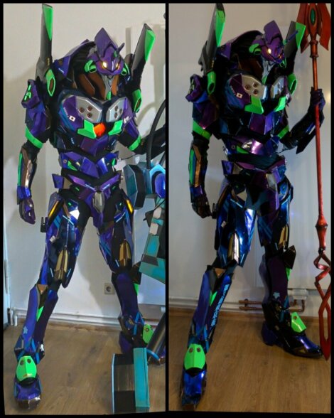 Evangelion: Este cosplay del EVA-01 demuestra que TODO es cosplayable