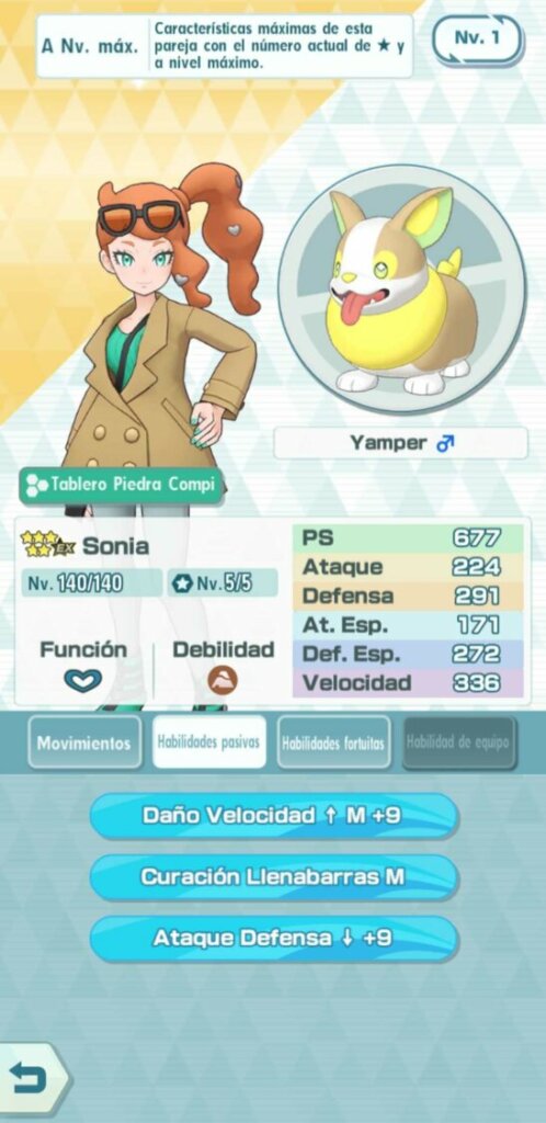 Pokémon Masters EX: Análisis de Sonia y Yamper