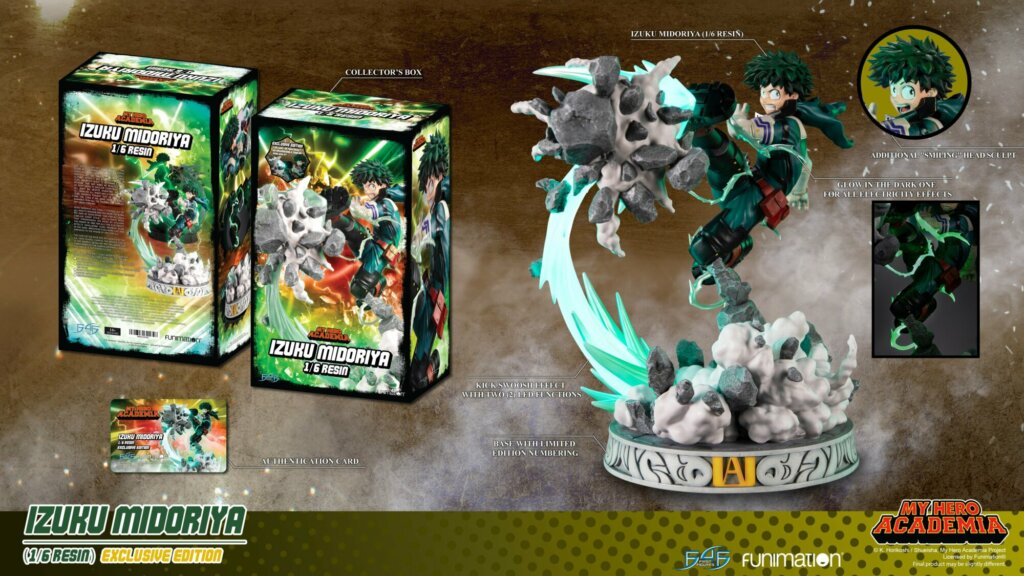 Boku no Hero Academia: No te pierdas esta brutal resina de Izuku Midoriya