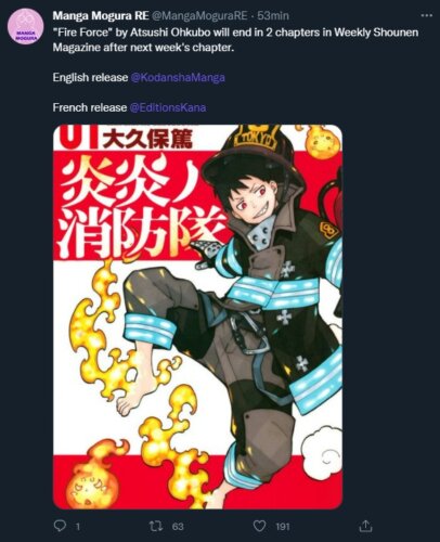 Fire Force: Ya se conoce cuándo llega el final del manga; estos son los ...