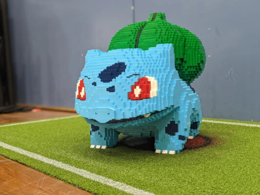 Pokémon: Alucina con esta recreación de Bulbasaur a tamaño real hecha ...