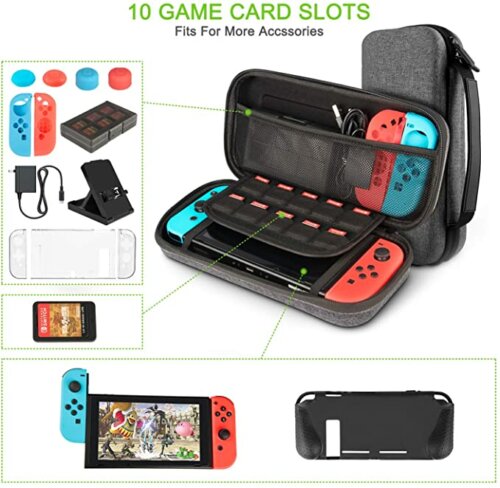 Así es el kit de accesorios de Nintendo Switch con el que no te faltará ...