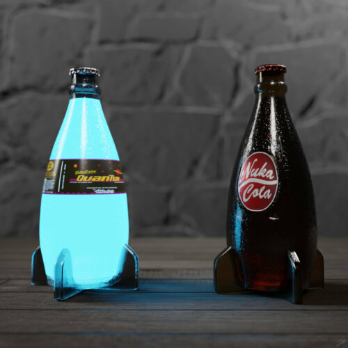 Flipa con estas botellas de Nuka-Cola de la saga Fallout que ha creado ...