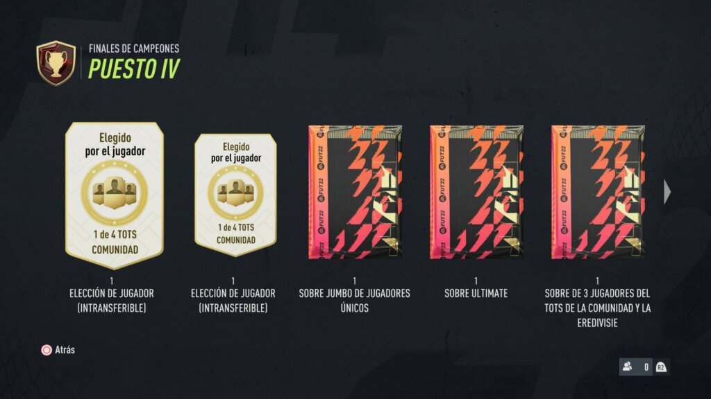 Fifa 23 Filtradas Nuevas Recompensas De Fut Champions Con Cartas Tots