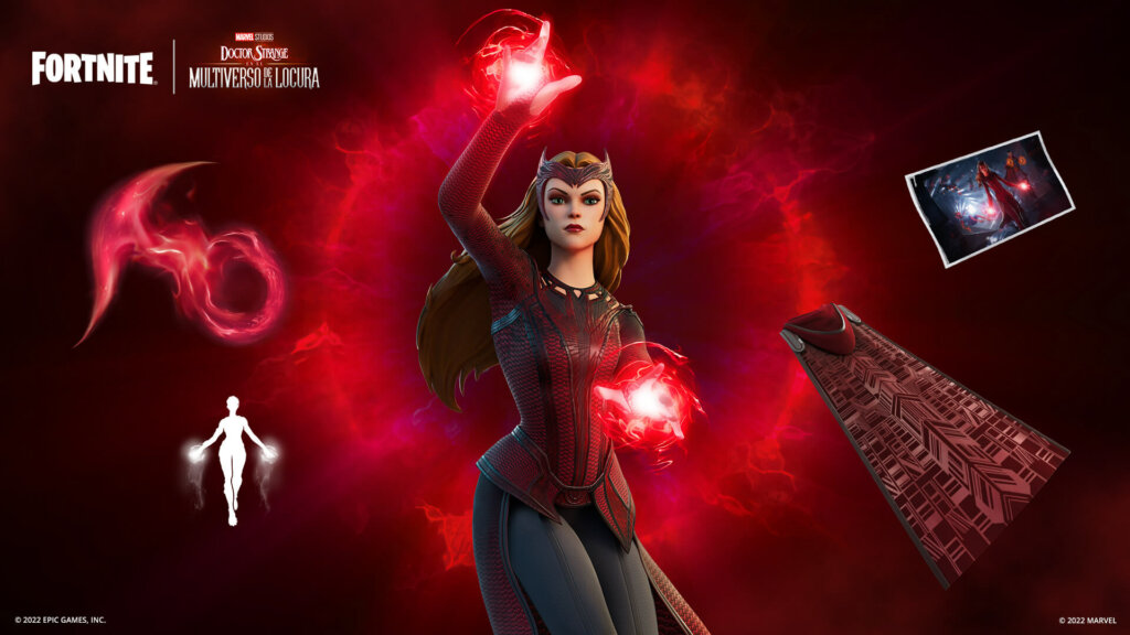 Fortnite recibe la nueva skin de Wanda de Marvel; descubre cómo conseguirla
