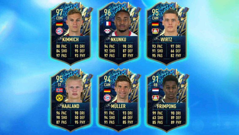 FIFA 22: filtrados muchos TOTS de la Bundesliga