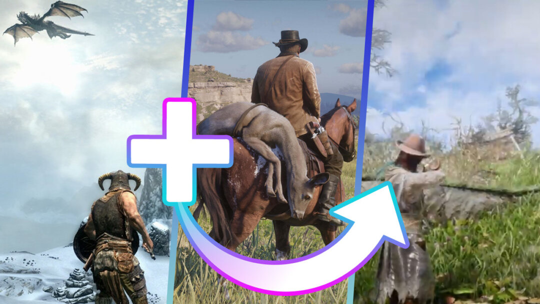 Skyrim y Red Dead Redemption 2 se fusionan gracias a un mod, y el ...