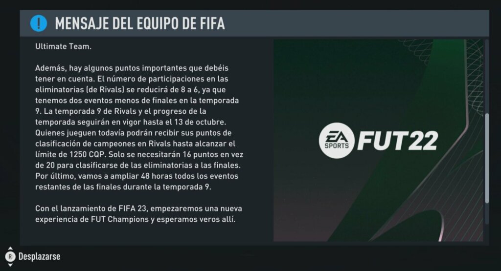 FIFA 22: FUT Champions ampliará su horario y ya sabemos cuál será la ...