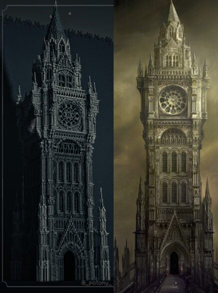 ¿Bloodborne en Minecraft? Así es la impresionante construcción ...