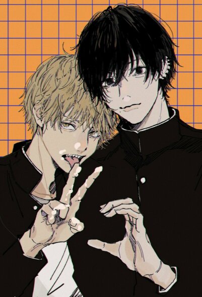 Chainsaw Man Denji Y Yoshida Posan A Su Manera En Este Gran Fan Art