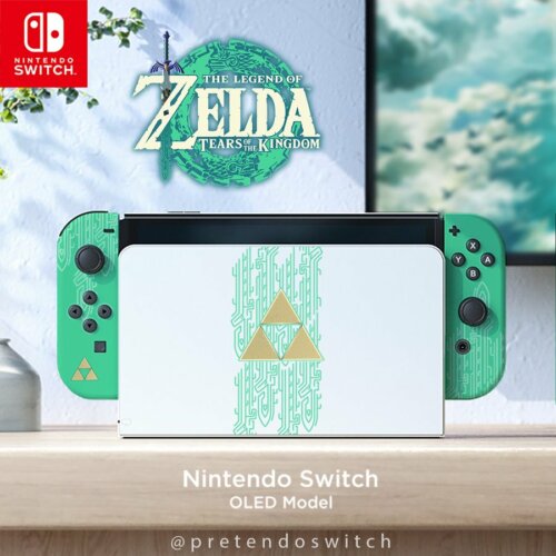 La increíble Switch de Zelda: Tears of the Kingdom diseñada por un fan ...