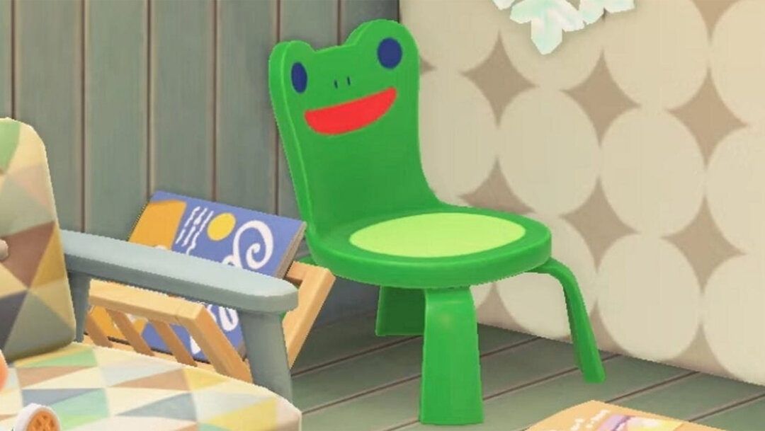 Crean la famosa Froggy Chair de Animal Crossing en la vida real y a ...