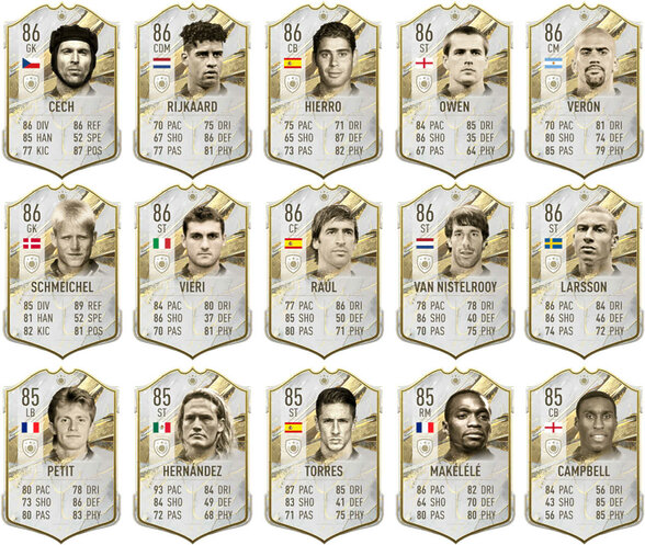 FIFA 23: lista completa de Iconos Baby que pueden aparecer en el SBC de ...