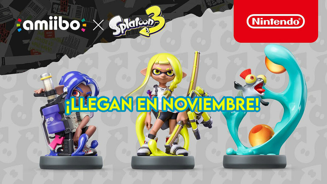 Splatoon 3 anuncia la fecha de lanzamiento de sus nuevos amiibo y llegarán muy pronto