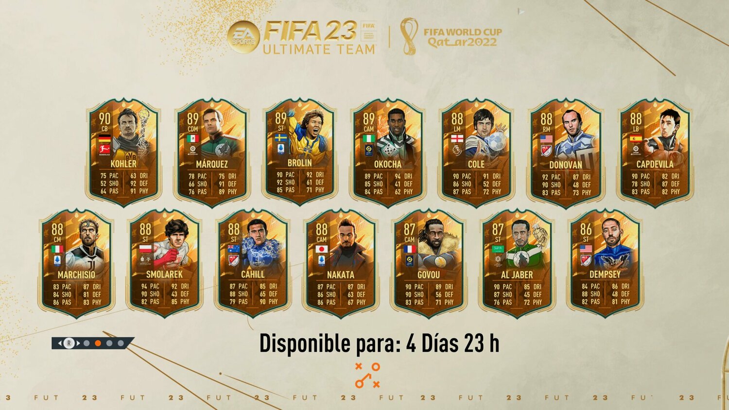 FIFA 23: estos FUT Heroes del Mundial ya aparecen en los sobres de Ultimate Team