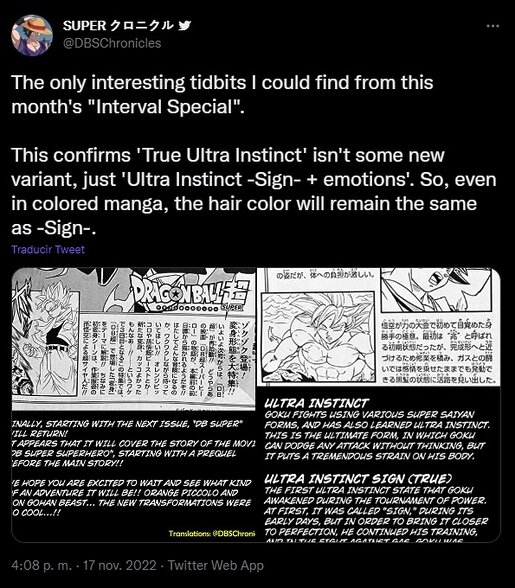 Dragon Ball Super: El Ultra Instinto Verdadero de Goku NO es una nueva transformación, confirma ...