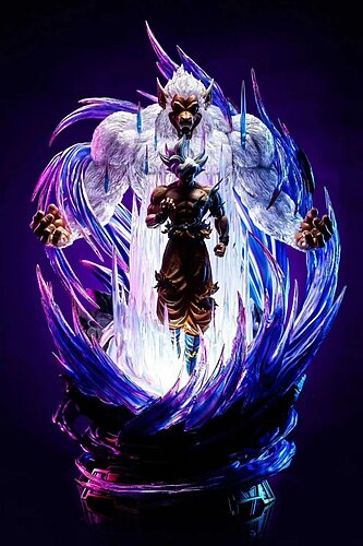 Dragon Ball Super: Esta figura de Goku UI Oozaru mide casi 1 metro y es ...
