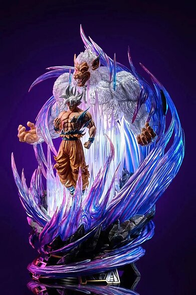 Dragon Ball Super: Esta figura de Goku UI Oozaru mide casi 1 metro y es ...