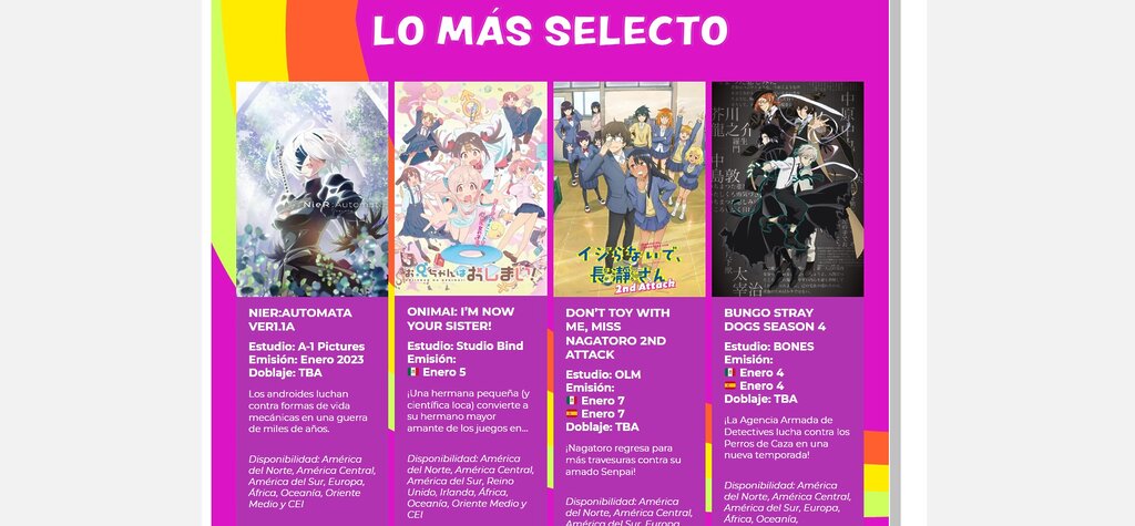 NieR: Automata Ver1.1a: Dónde ver el anime al completo